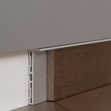 Hidden aluminum modern skirting, plinth for hidden installation - Importa
