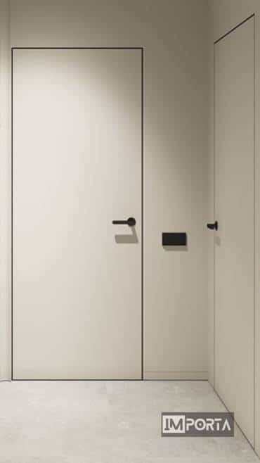 Concealed aluminum floor skirting shadow gap Importa Dubai UAE