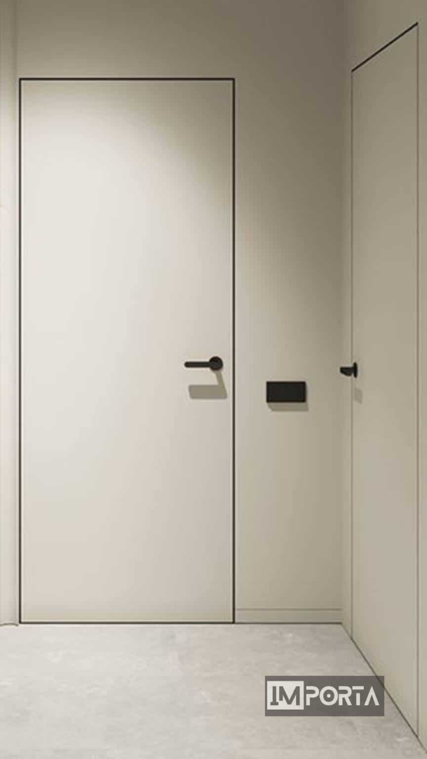 Concealed aluminum floor skirting shadow gap Importa Dubai UAE