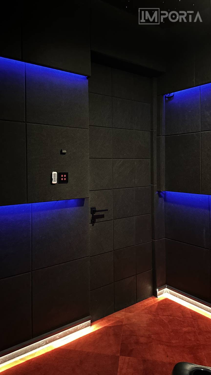 Sound Resistant interior doors for cinema with acoustic panels IMPORTA ...