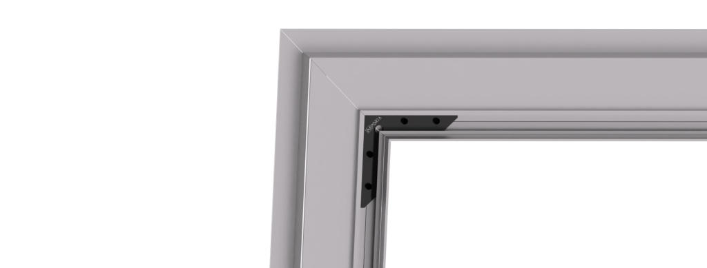 Universal ceiling shadow gap profile Z or S form Importa Silver - Importa