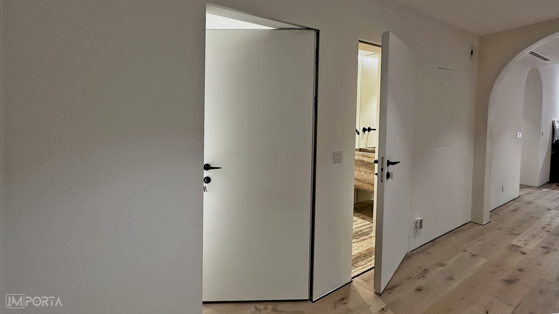 How to choose type of door opening for interior hidden doors - Importa
