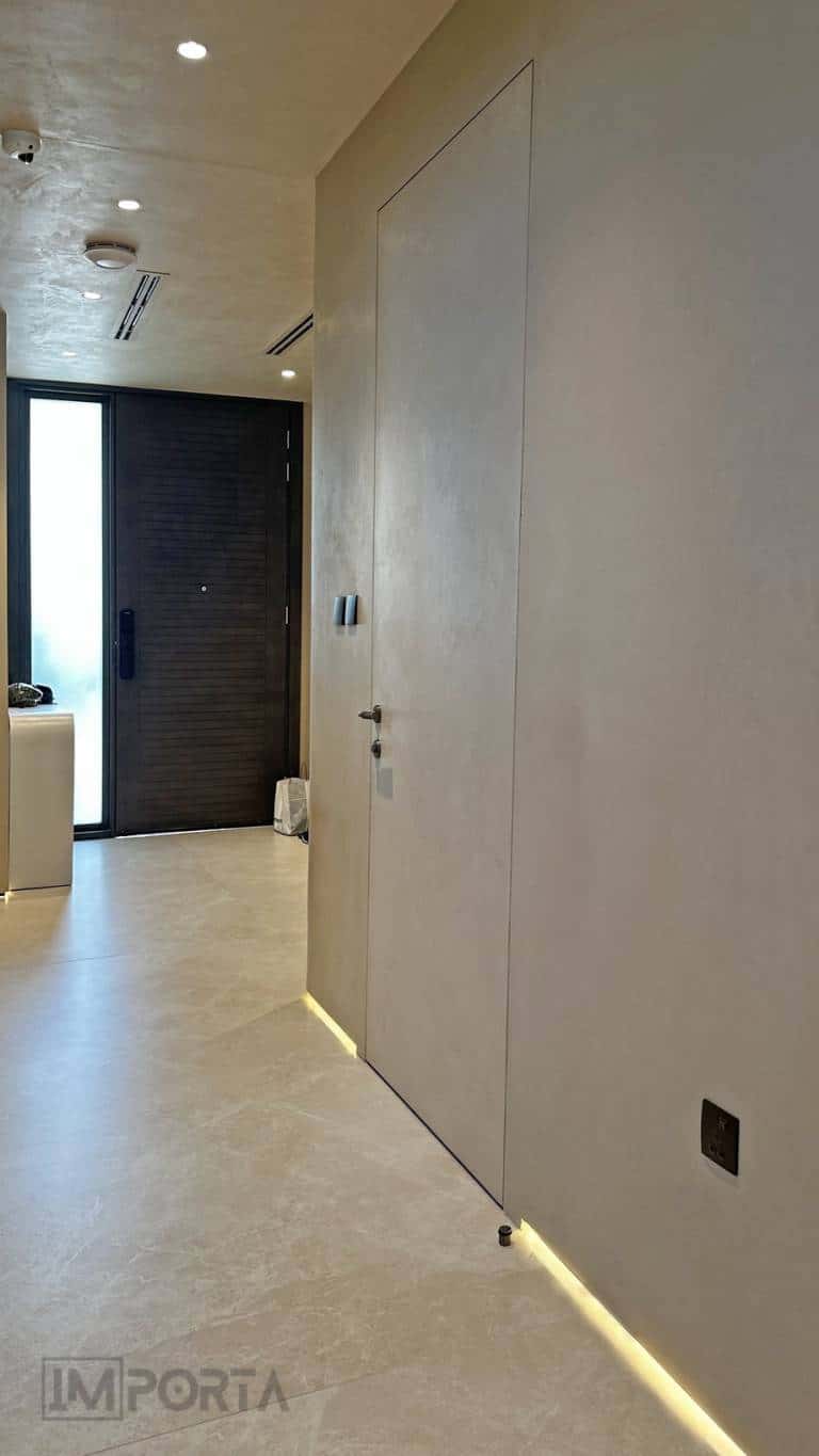 Aluminum skirting Importa LED shadow gaps for flooring with hidden ...