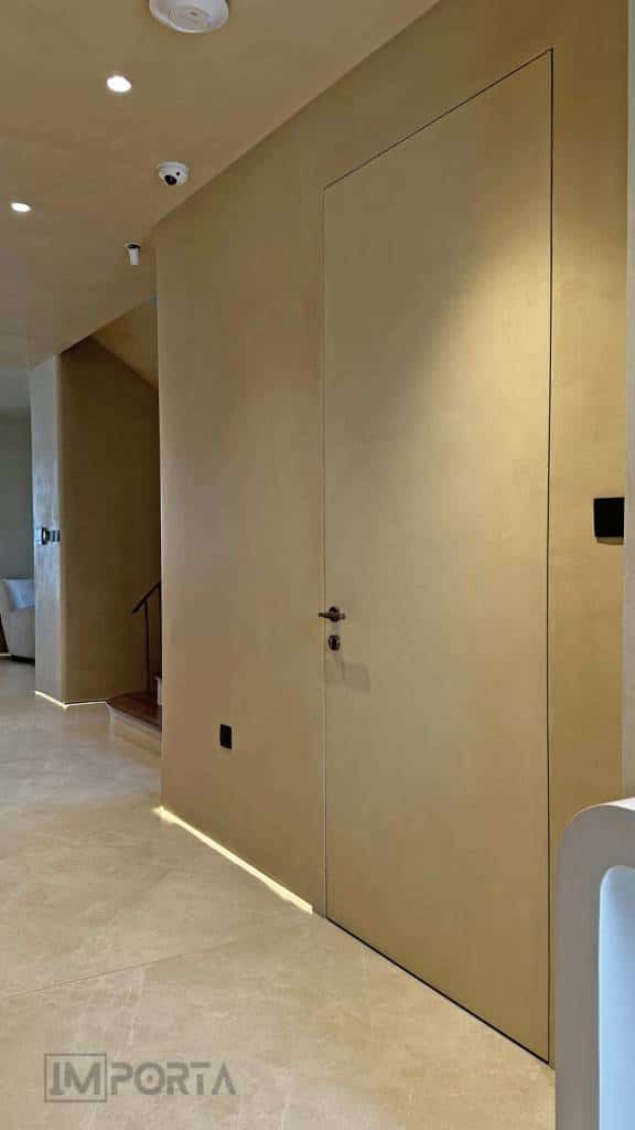 Dubai Hills luxury villa interior with shadow gap and concealed doors ...