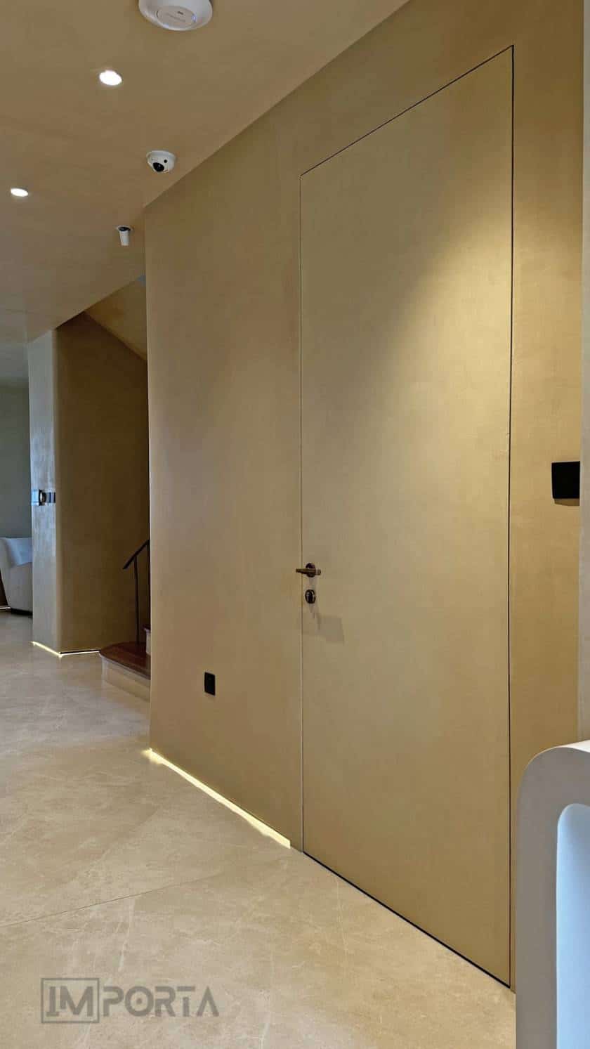 Dubai Hills luxury villa interior with shadow gap and concealed doors ...