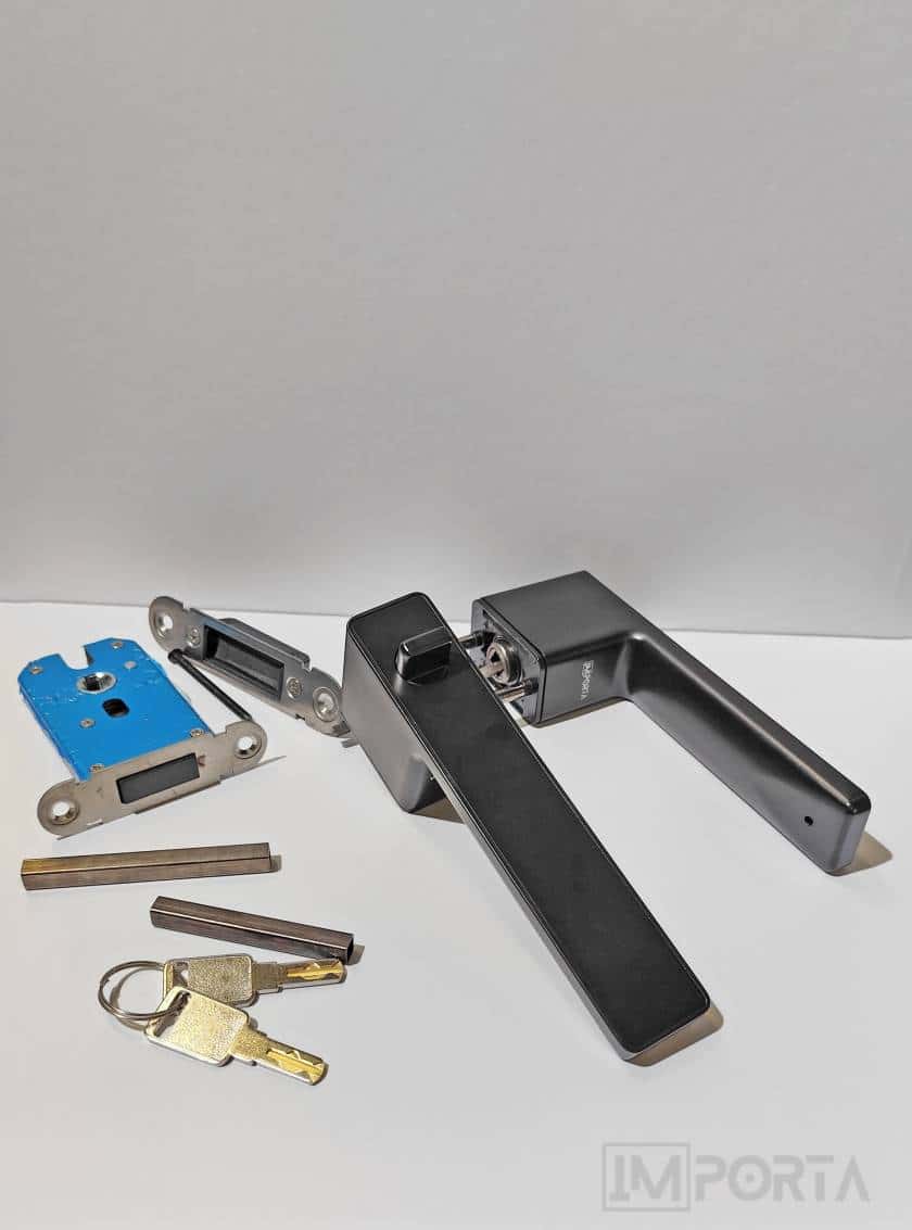 Invisible Door Handles Square Palermo Set with Magnetic Door Lock ...