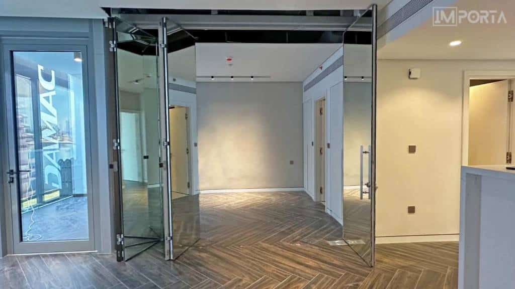 Mirror Hinged Moving Doors| Luxury Interiors | Importa UAE