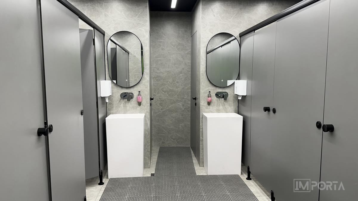 Gray hidden doors Importa for changing room for commercial property in ...