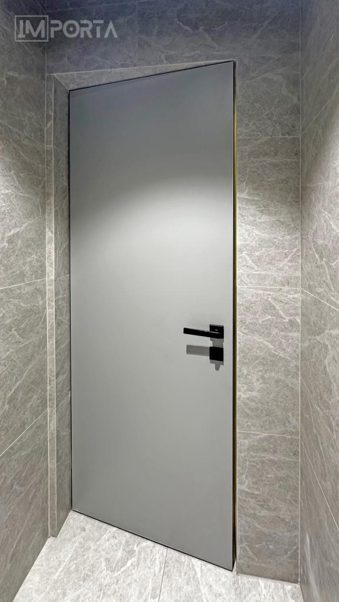 Gray hidden doors Importa for changing room for commercial property in ...