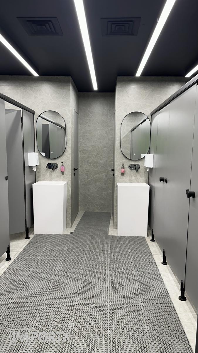 Gray hidden doors Importa for changing room for commercial property in ...